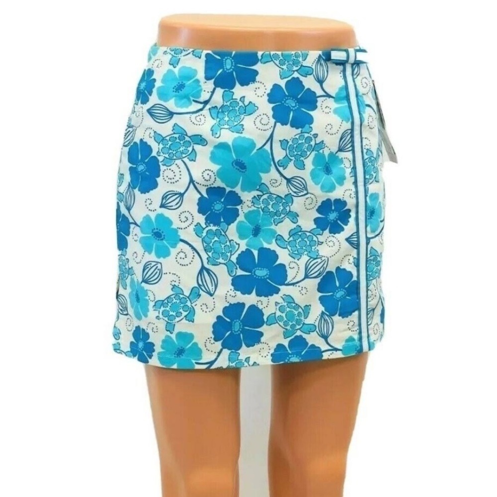Lilly Pulitzer Vintage Y2k Black Label Blue White Tro… - Gem
